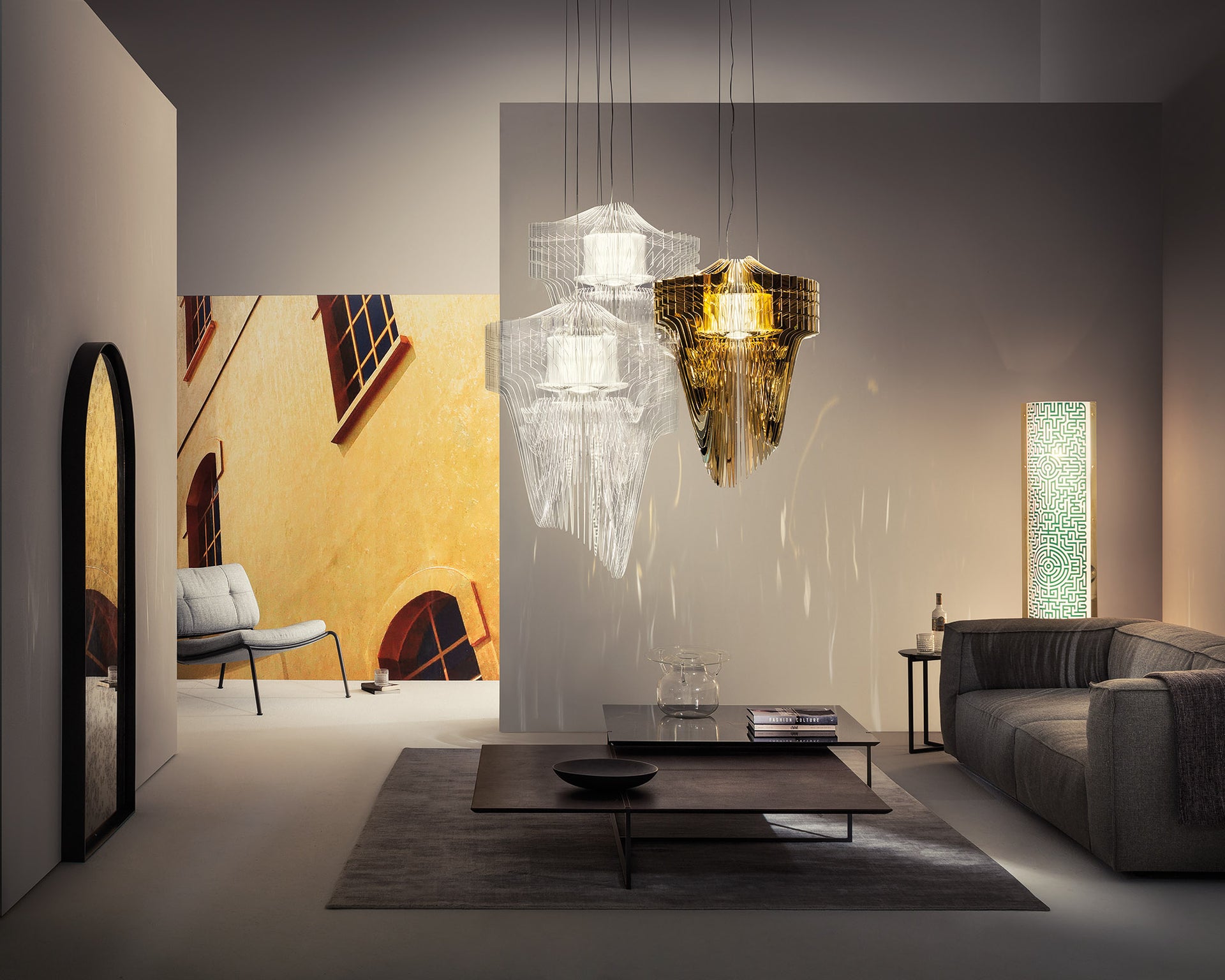 Zaha Hadid Design | Aria Chandelier for Slamp